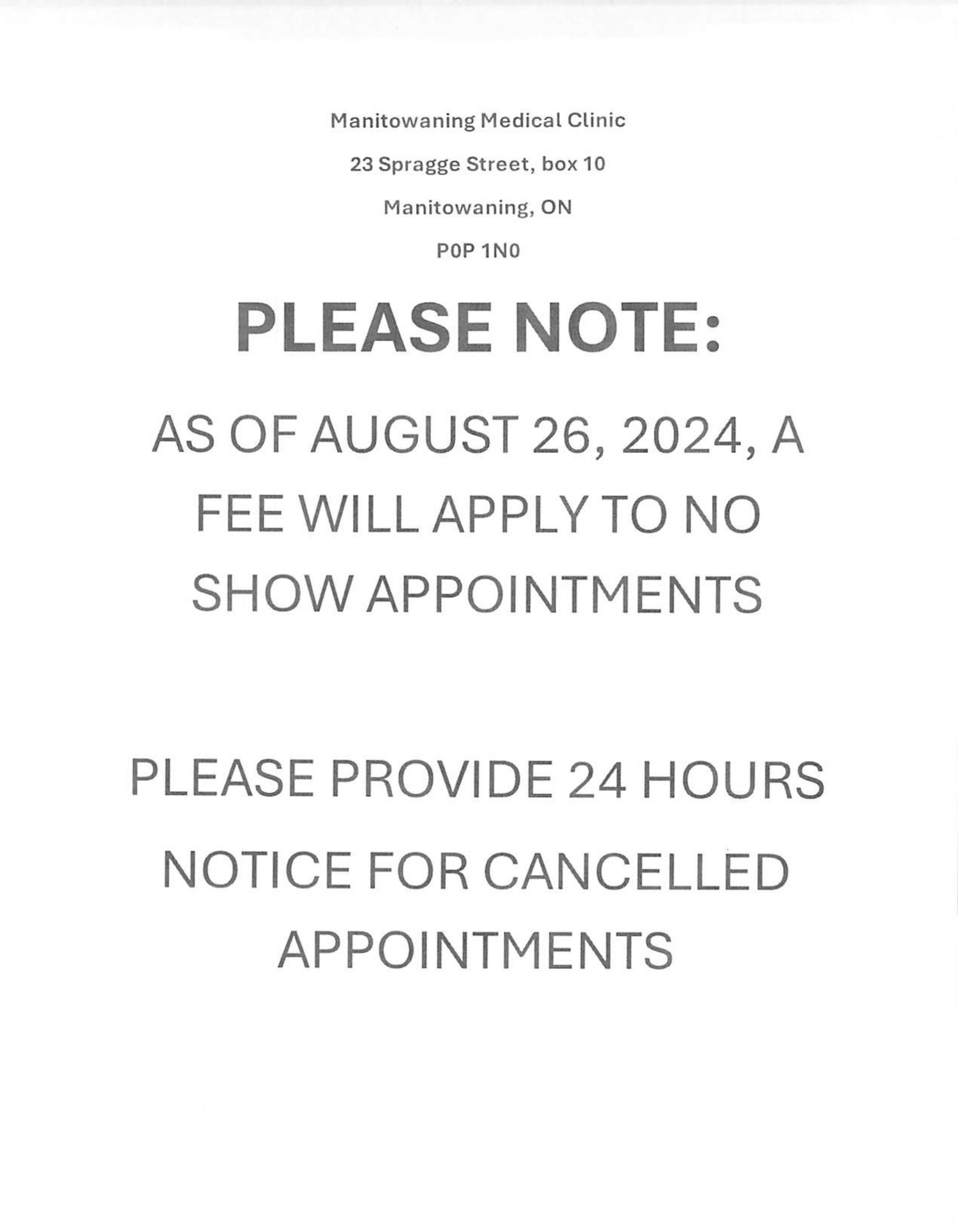 No-Show Appointments - Assiginack Family Health Team